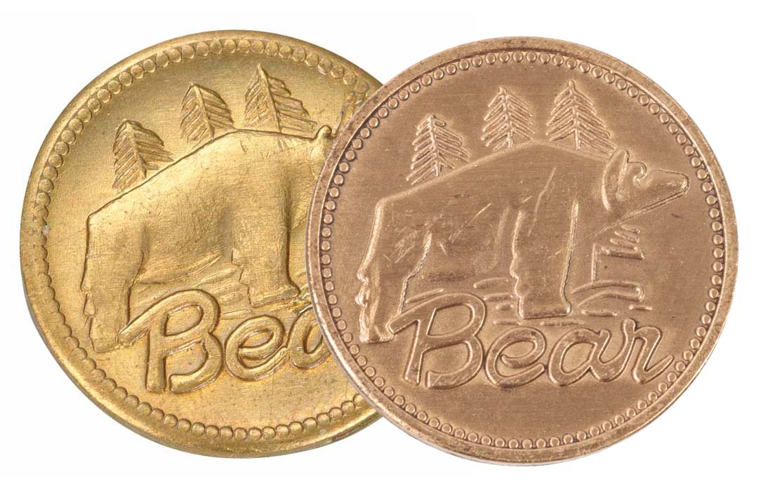 Bear Archery "Standing Bear" Medallion Coin