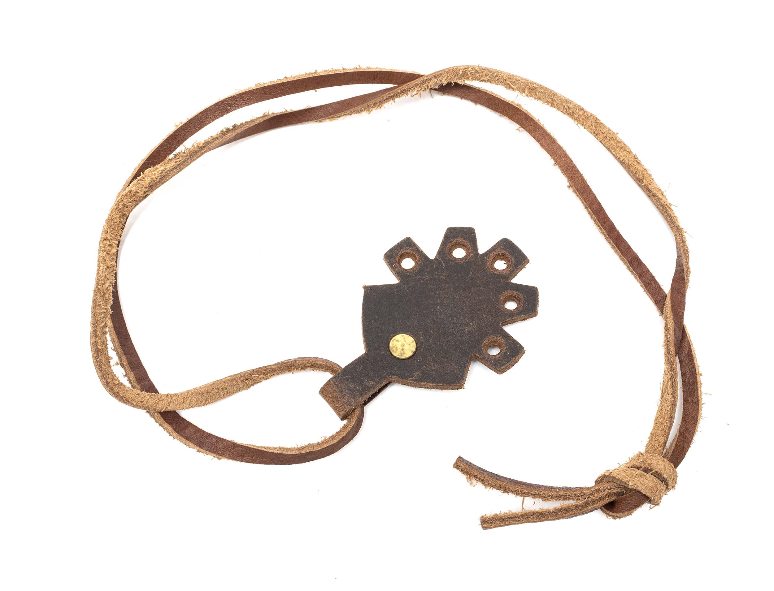 Black Powder Leather Percussion Cap Holder