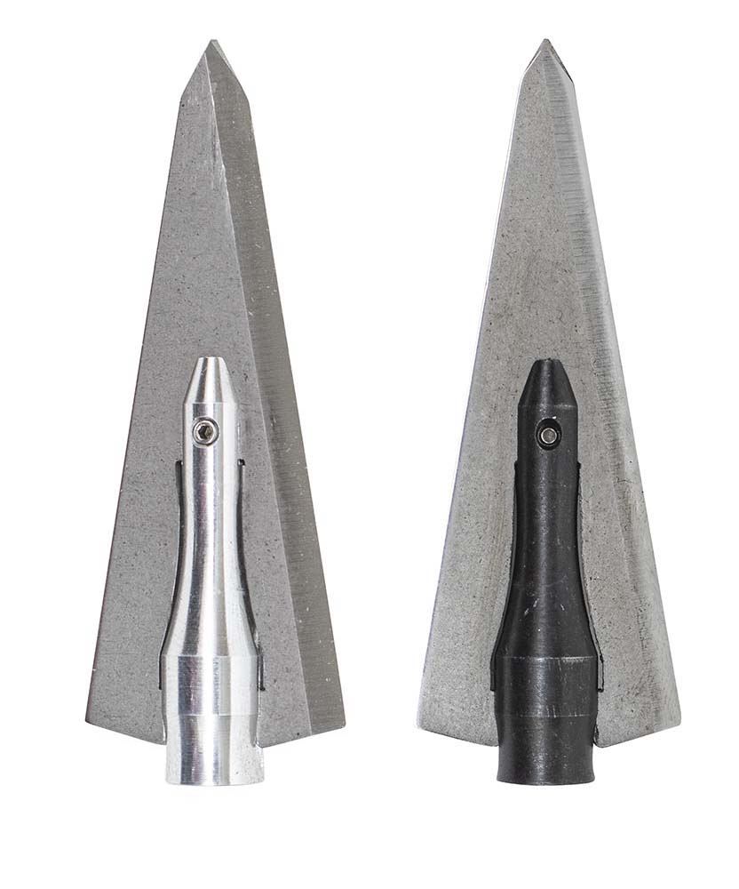 Traditional Only Caiman 2-Blade Glue-On Single Bevel Broadheads
