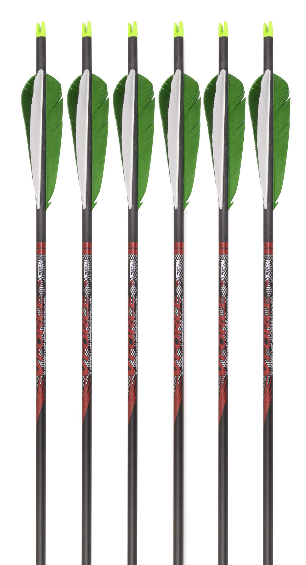 Victory VForce™ Sport Carbon Arrows, 6-pack: 3Rivers Archery Supply