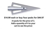 2-Blade Broadheads, Broadheads, Arrows | 3Rivers Archery