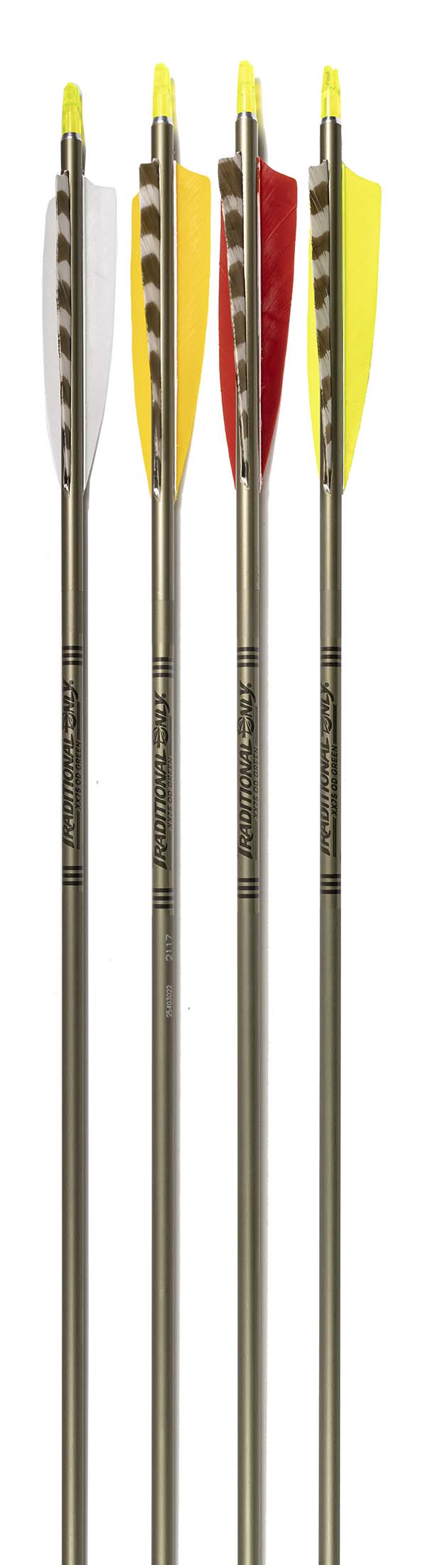 Traditional Only OD Green XX75 Aluminum Arrows
