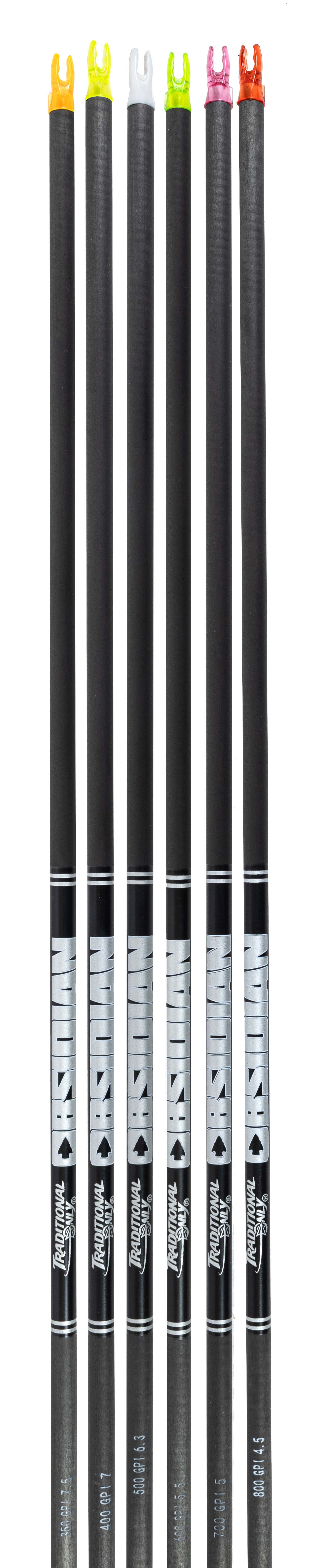 Traditional Only Obsidian Carbon Shaft Test Kits