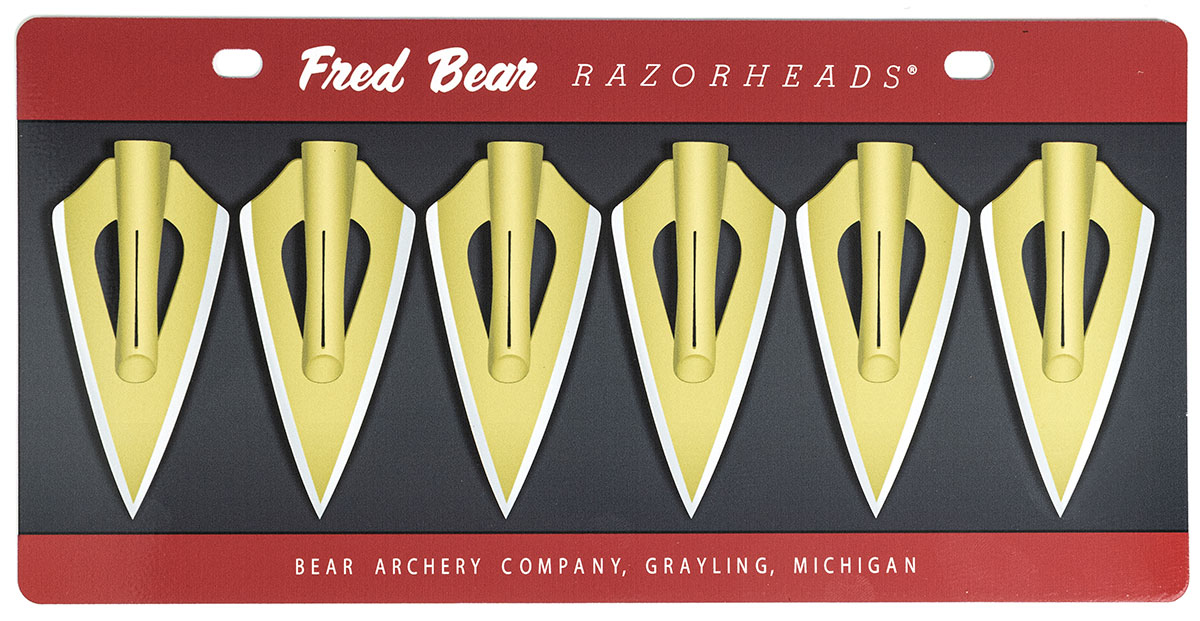 Bear Archery Razor Head Beer Tin Sign