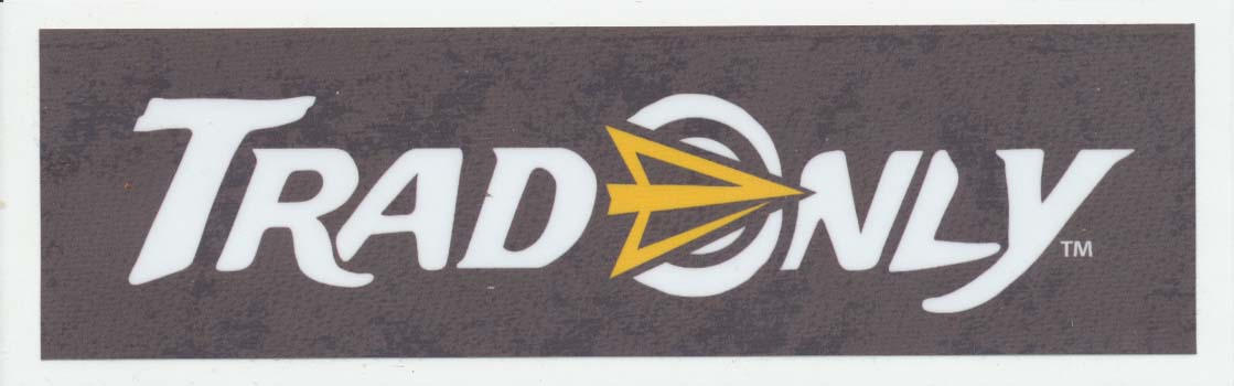 Trad Only Decal Sticker